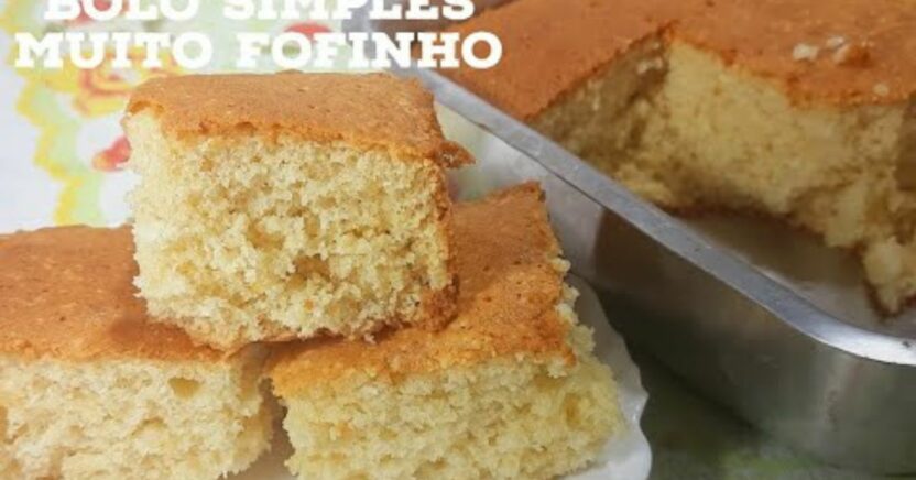 Bolo Simples e Fofinho em 4 Minutos
